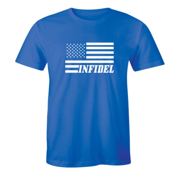 Half It | Shirts | Infidel English Cool Usa Flag Tshirt Tee | Poshmark